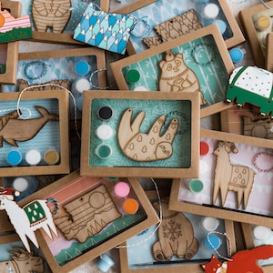 DIY Sloth Ornament Craft Kit sloth Craft Ornament Kit Craft Kit Diy ...