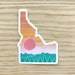 Idaho Sunset Sticker idaho Sticker Idaho State Sticker Idaho Decal ...