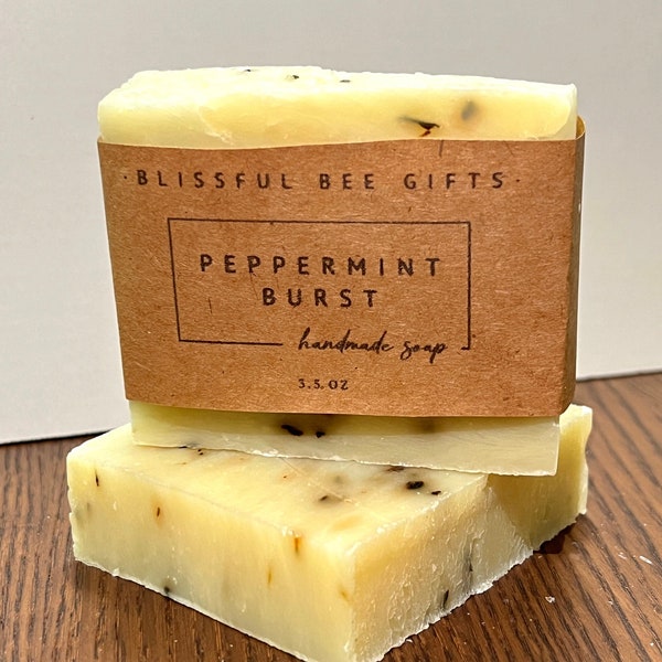 Peppermint Soap - Etsy