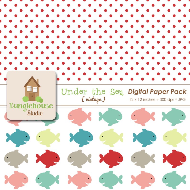 Under the Sea Digital Paper Pack | Instant Download | Bible Verse ...