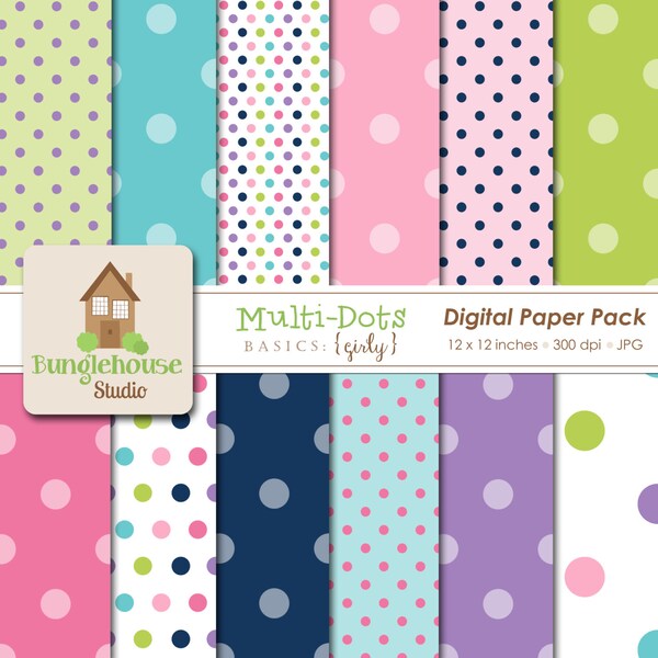 Polka Dot Cardstock - Etsy