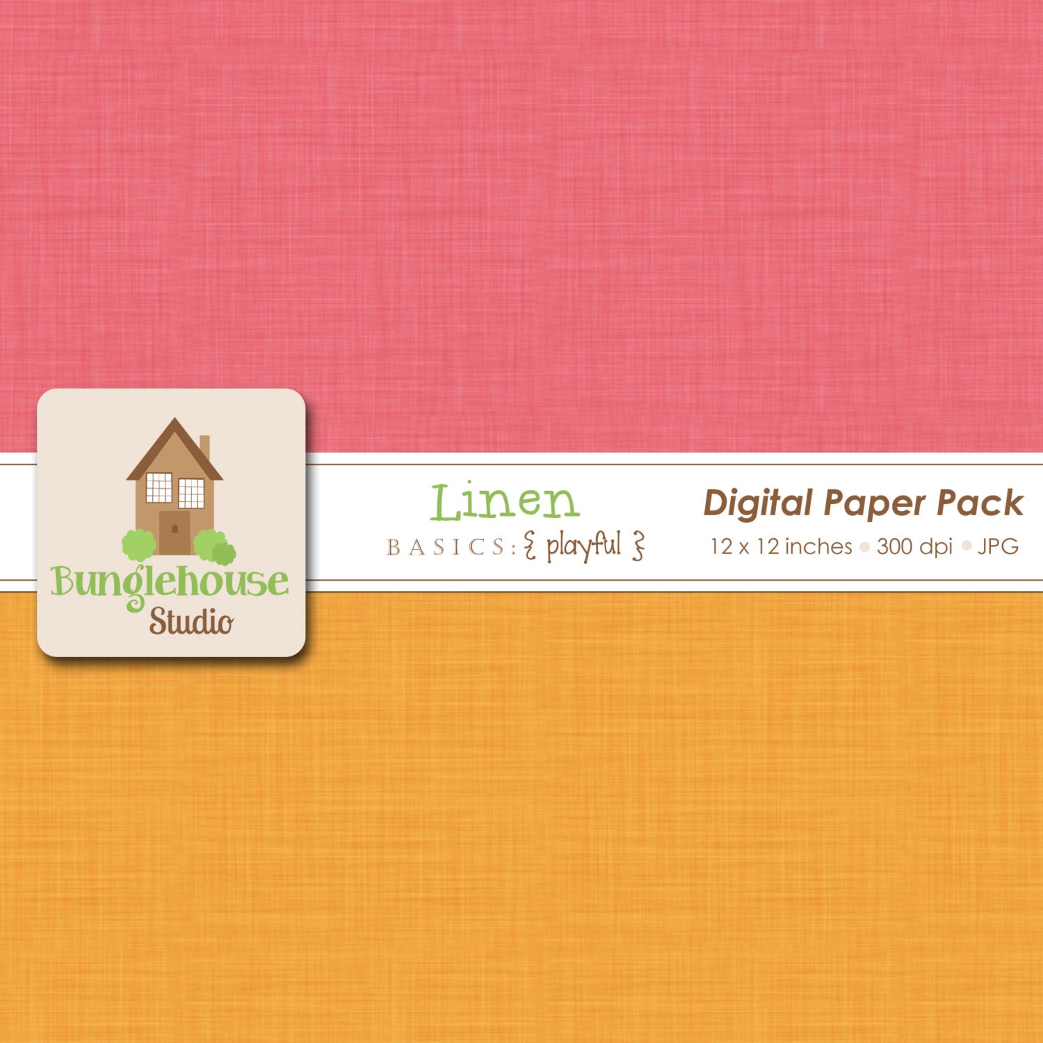 Bright Linen Paper Pack Instant Download Linen Digital Papers Digital ...