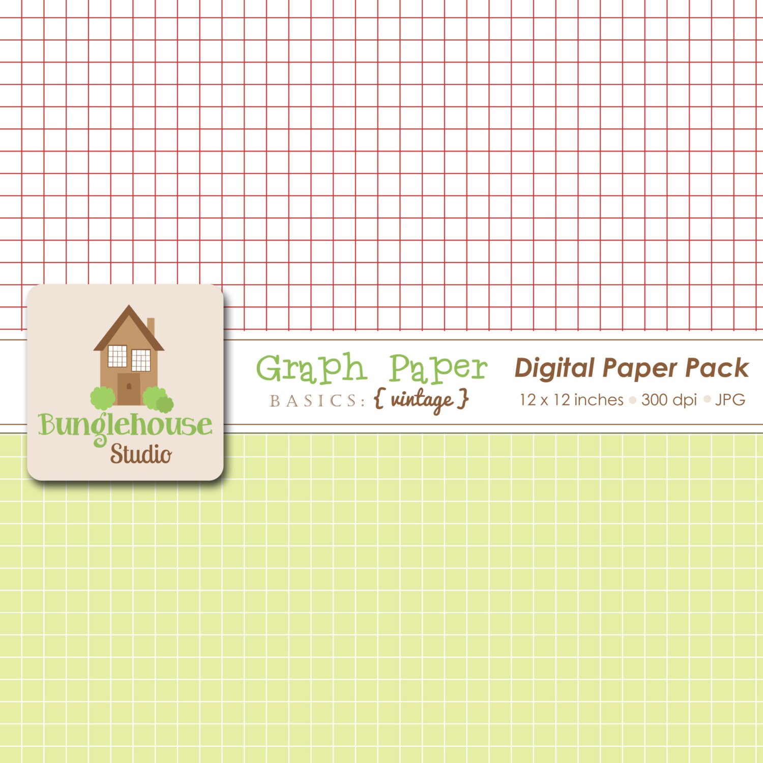 Graph Paper Digital Paper Pack Instant Download Digital Scrapbooking ...