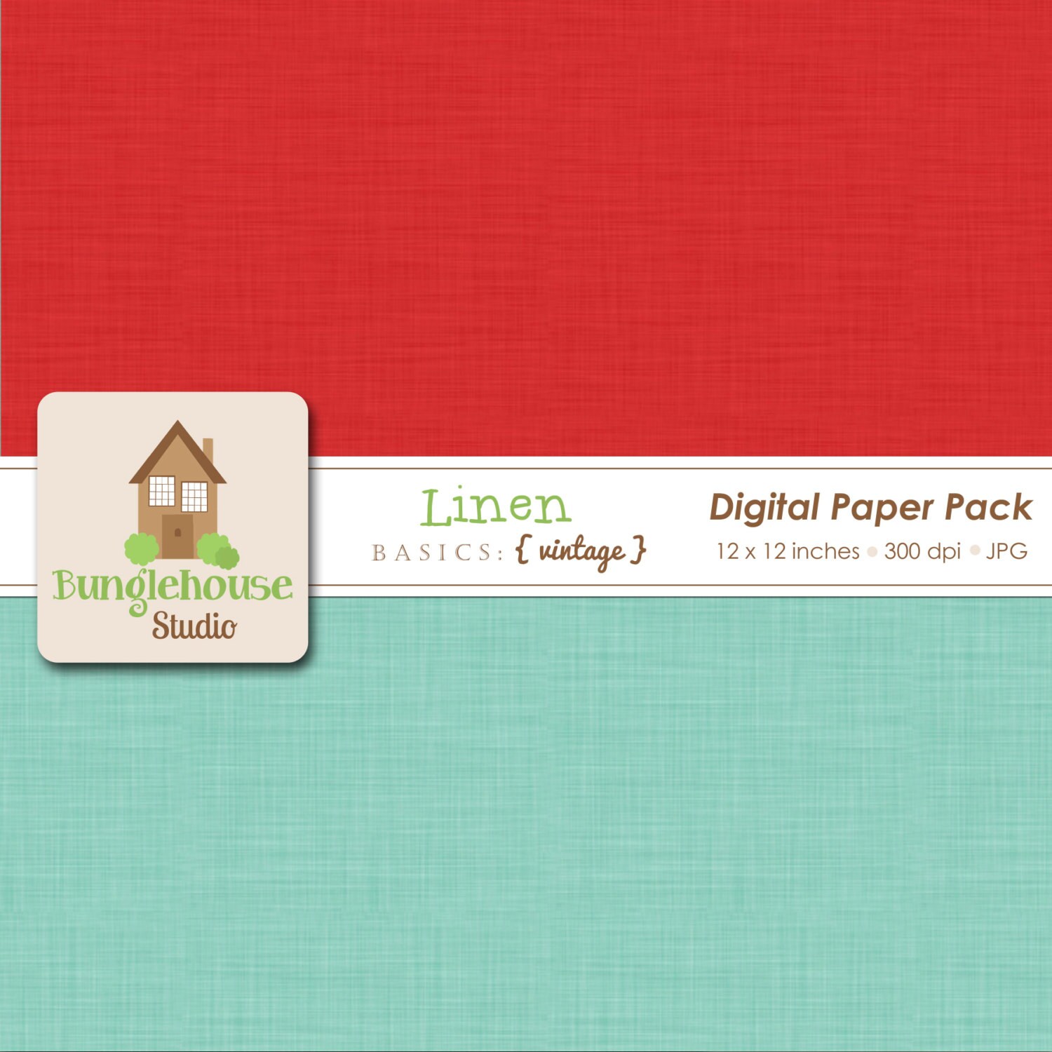 Linen Texture Digital Papers | Khaki, Aqua, Red Linen Backgrounds ...