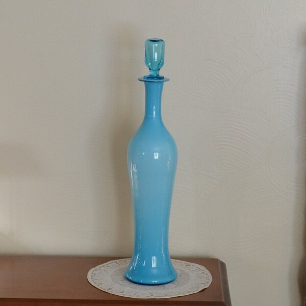 Cased Glass Bottle Decanter - Etsy