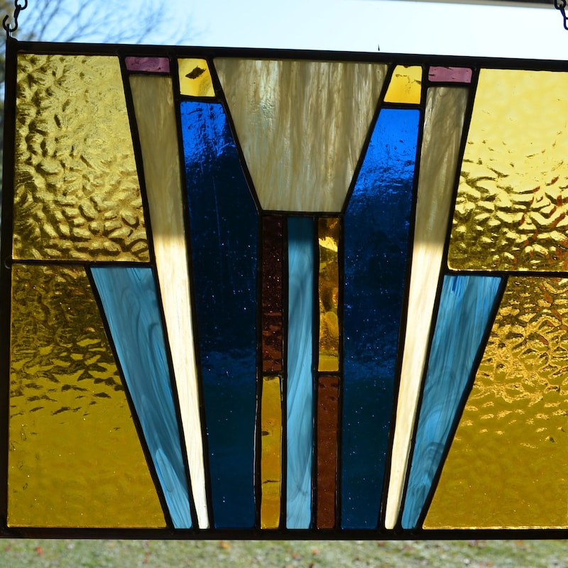 Abstract Stain Glass - Etsy