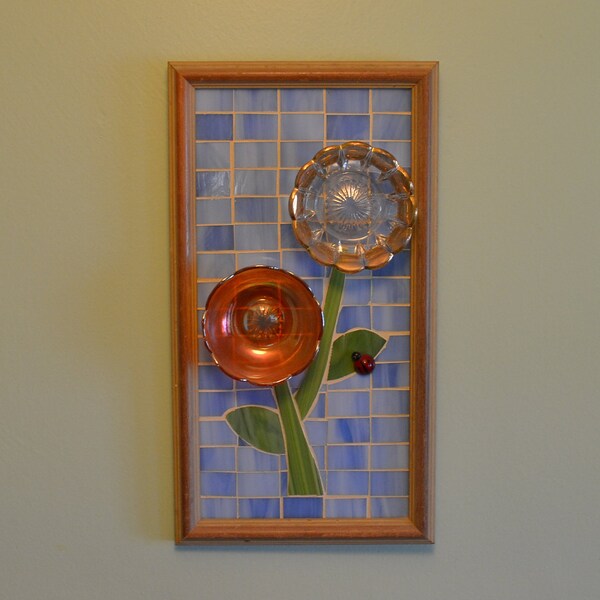 Repurposed Glass Art - Etsy