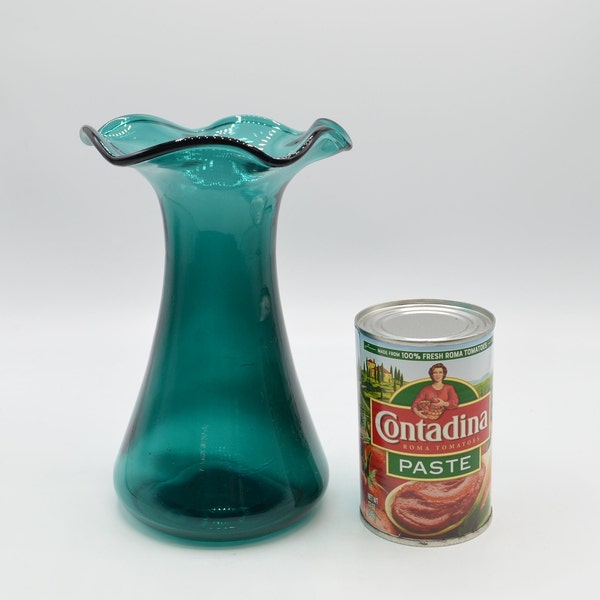 Teal Flower Vase - Etsy