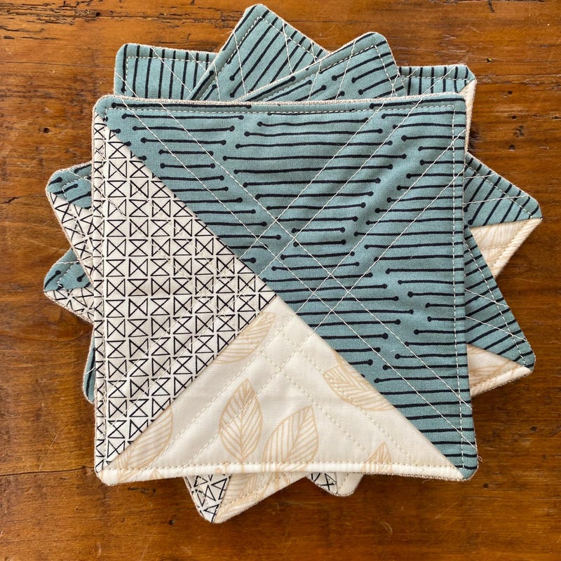 Quilted Coasters - Etsy