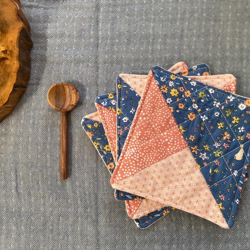 Quilted Coasters - Etsy