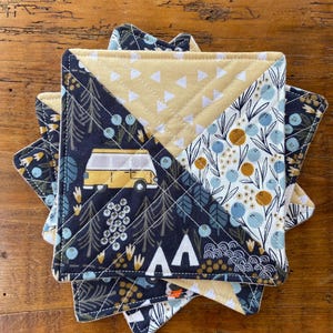 Fabric Coasters - Set of 4 - Etsy