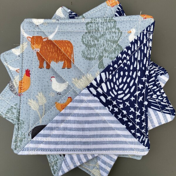 Quilted Coasters - Etsy