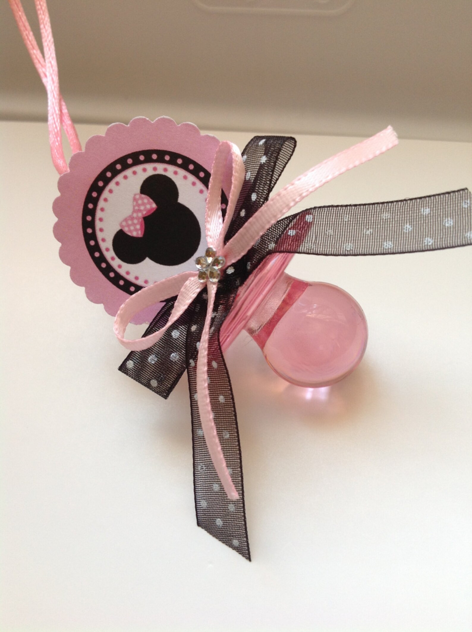 12 Minnie and Mickey Mouse Pacifiers for Baby Shower Set 12 | Etsy