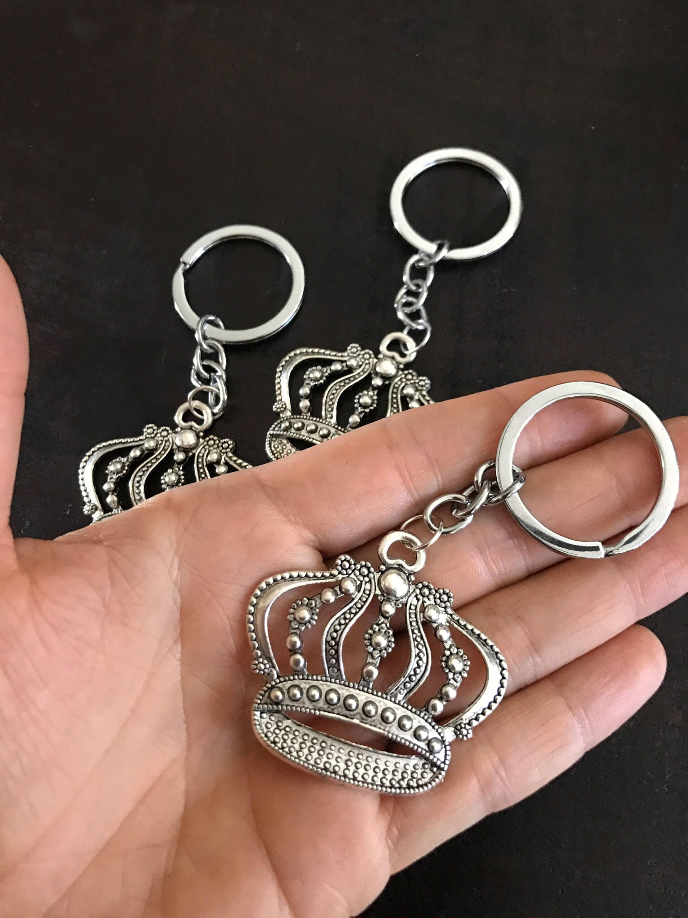 12 Royal blue Baby shower favors Little prince key chain | Etsy