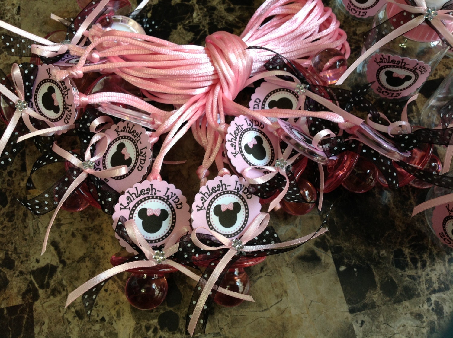 12 Minnie and Mickey Mouse Pacifiers for Baby Shower Set 12 | Etsy