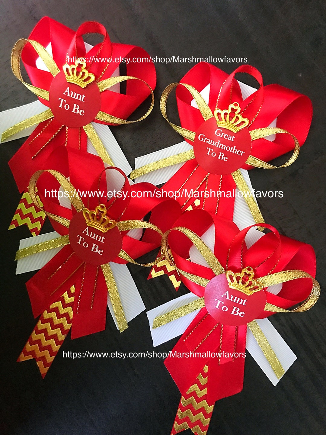 6 Little Prince Baby Shower Pins- Little Prince Corsage-royal Prince ...