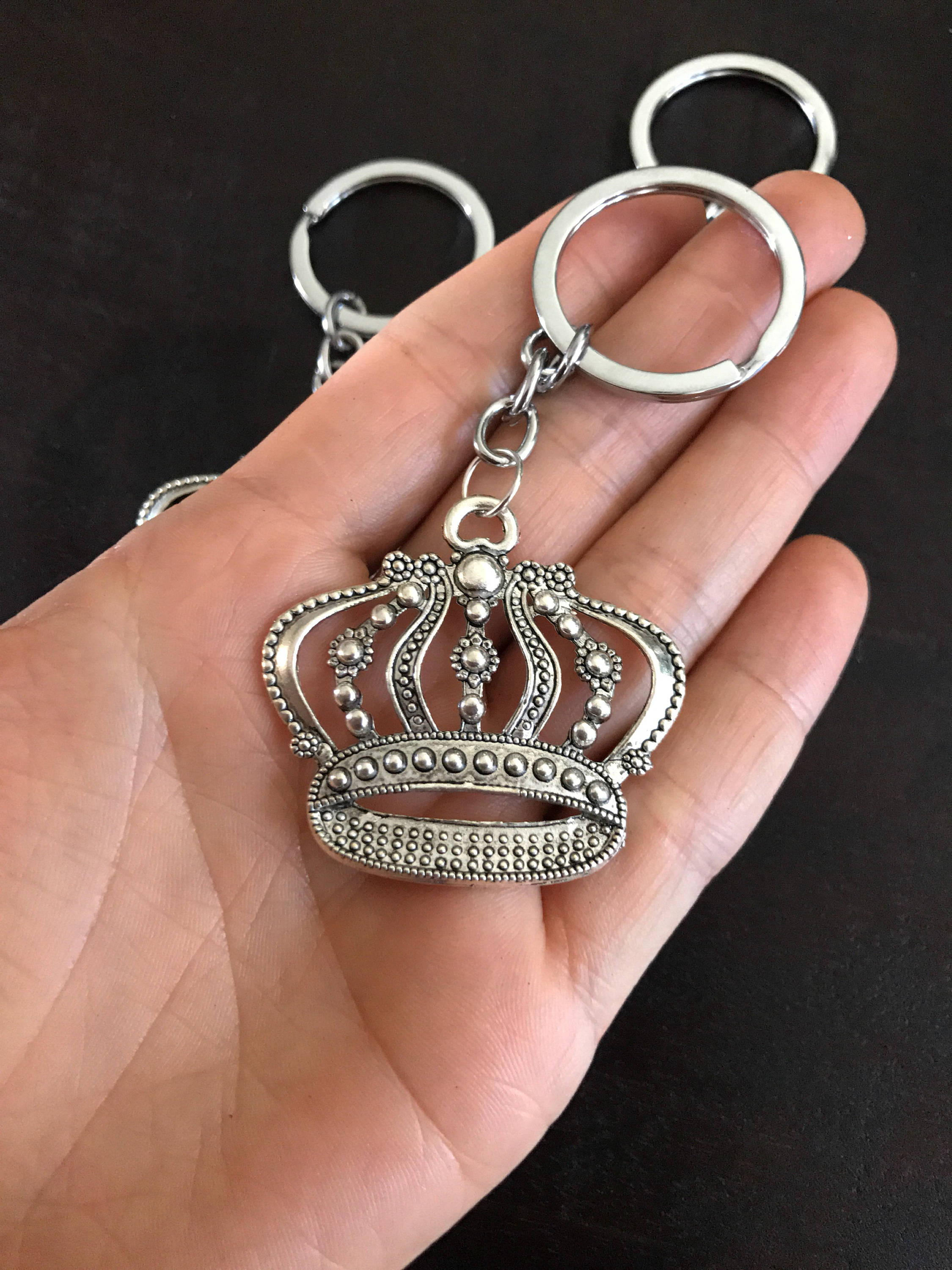 12 Royal blue Baby shower favors Little prince key chain | Etsy