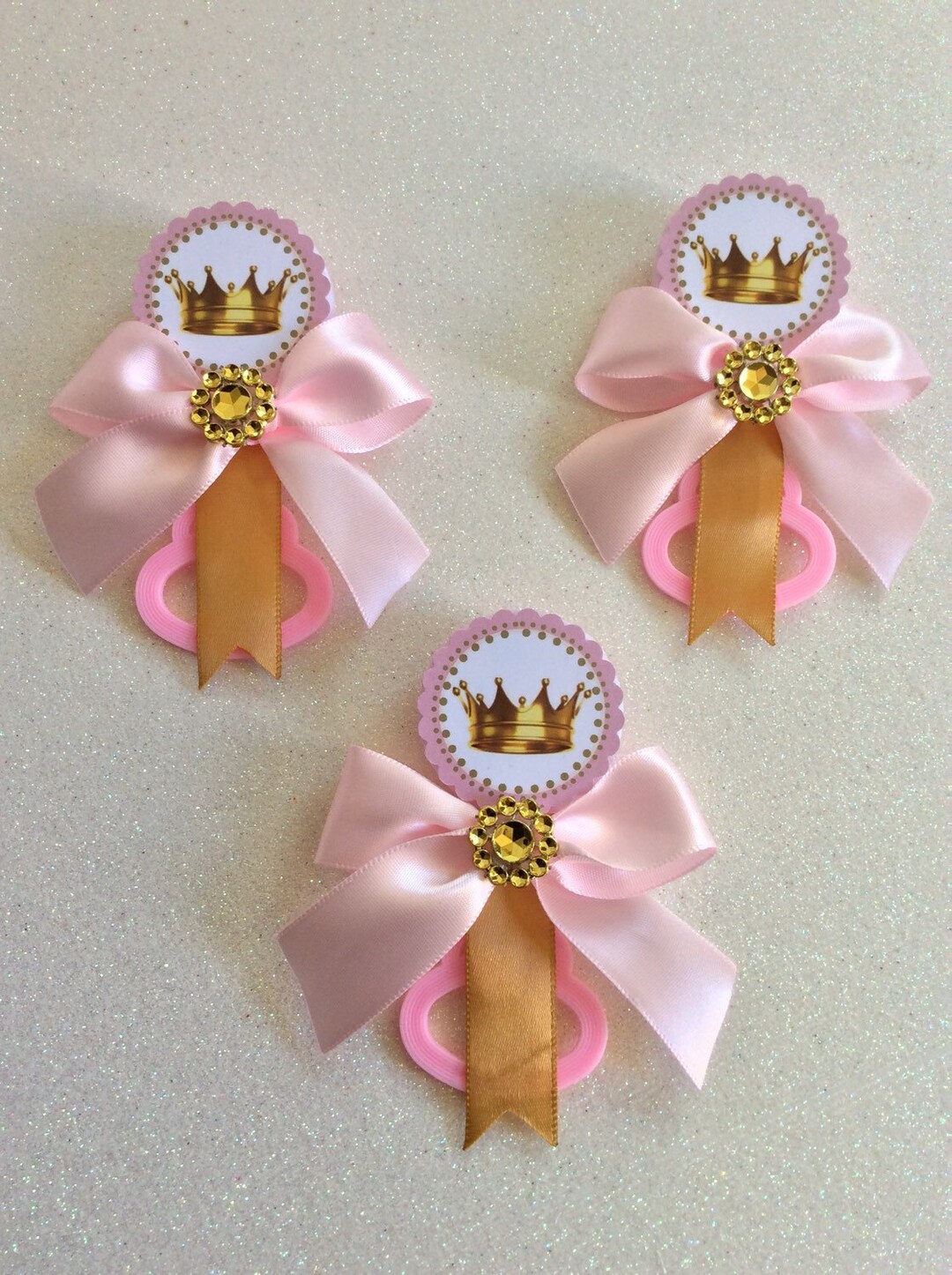 12 Pink Little Princess Baby Shower Pins Little Princess Baby Shower ...