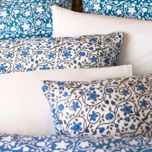 Beautiful Block Printed Quilt/duvet/doona Cover Set Double - Etsy