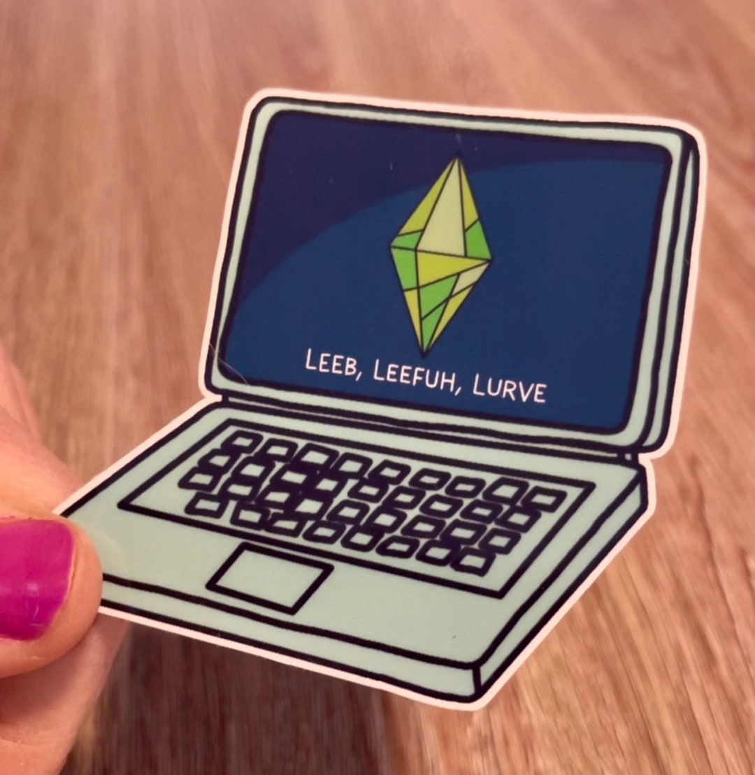 Leeb Leefuh Lurve Sims 4 Sticker Simlish Sticker Sims Fanart Sims 4 ...