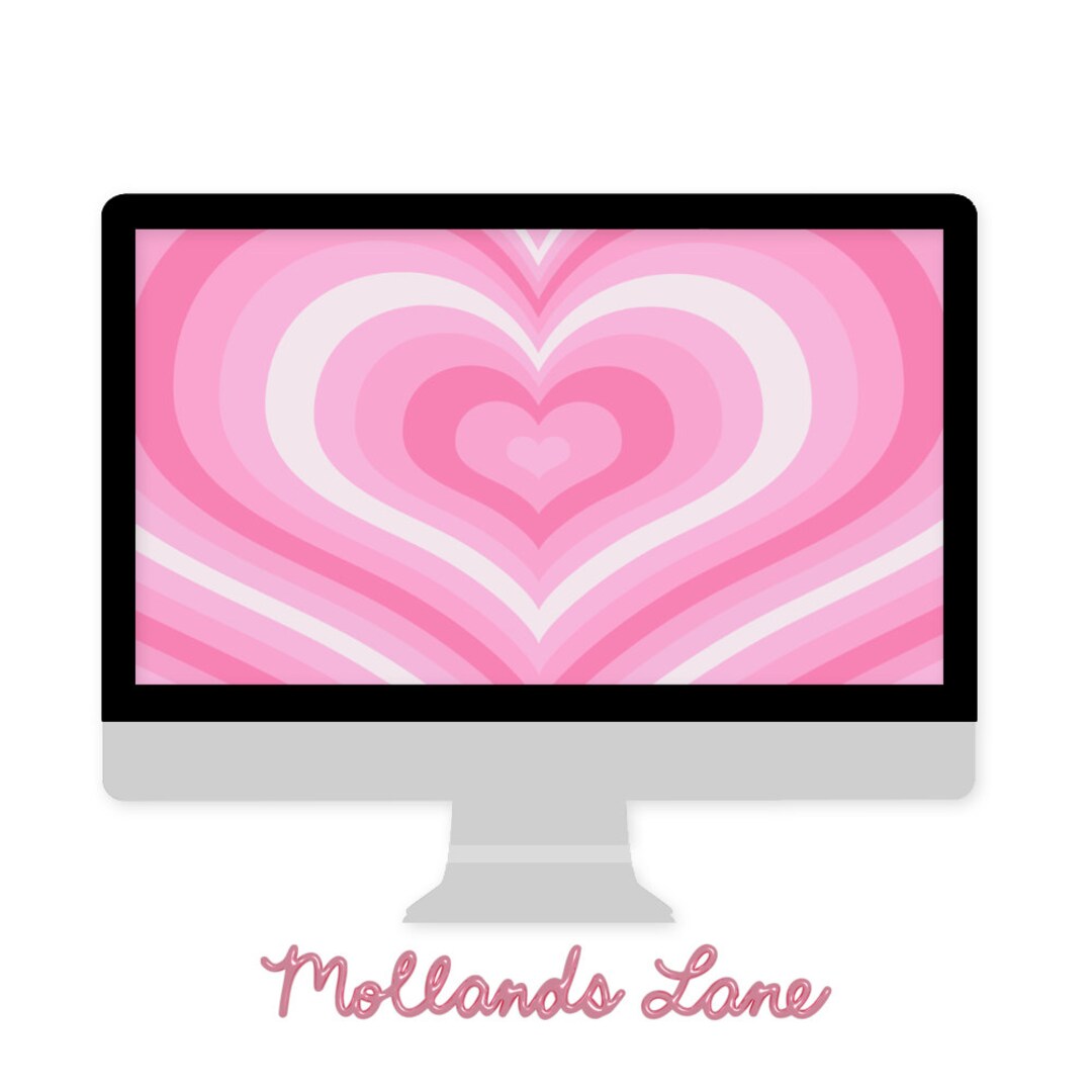 Repeating Pink Hearts Desktop Wallpaper Valentines Day Wallpaper ...