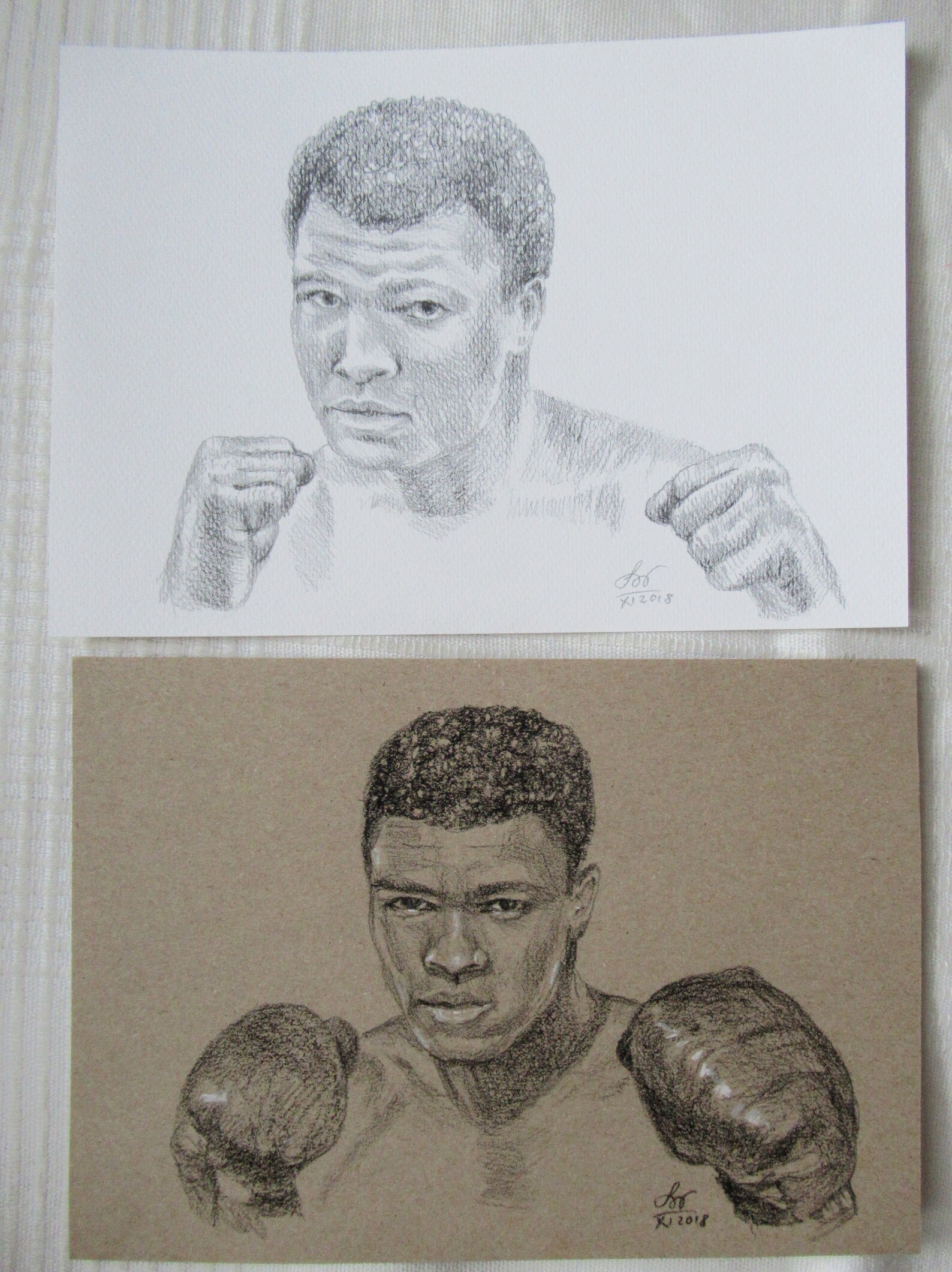Muhammad Ali Original Artwork Drawing boxing Sports Legends - Etsy