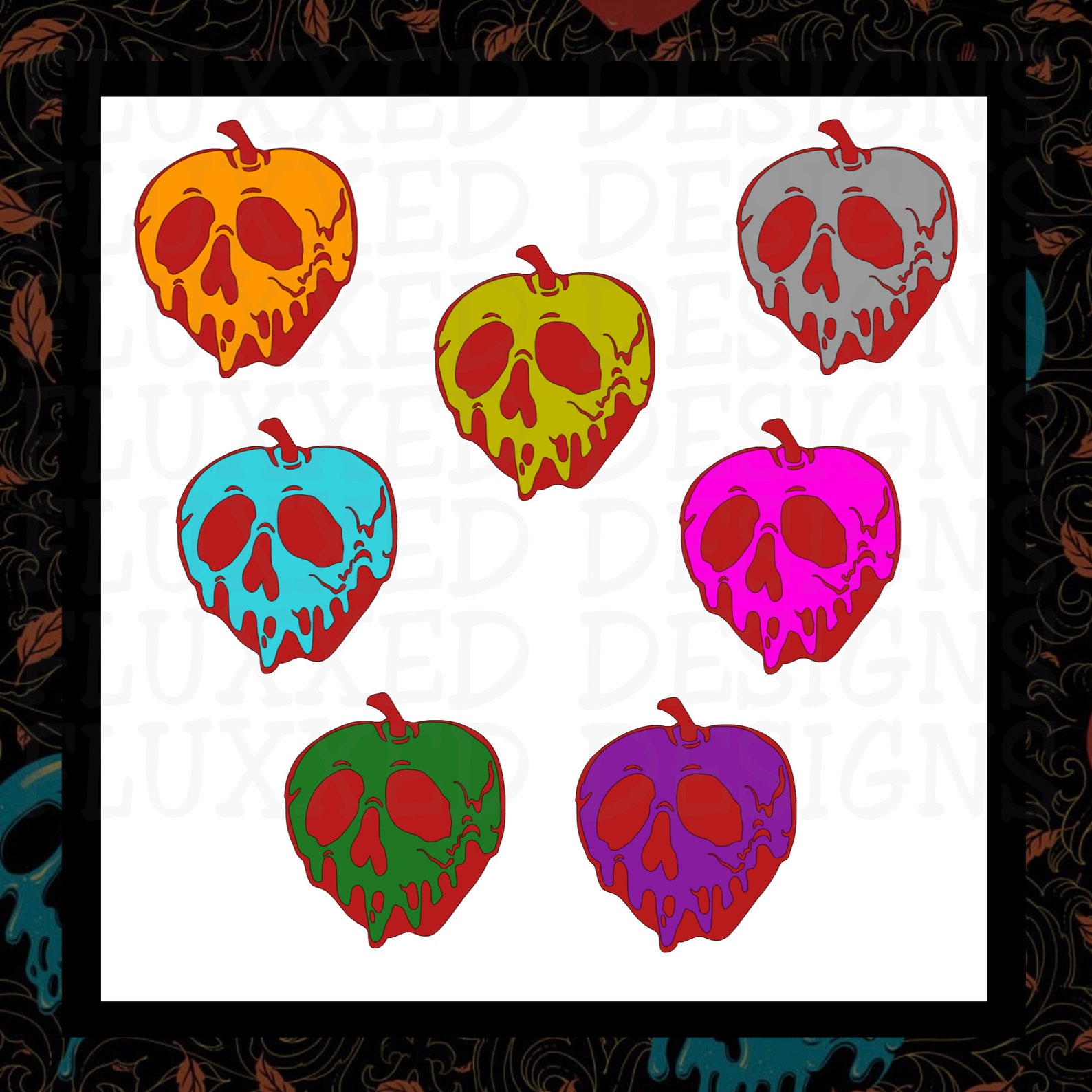Poison Apple, Vinyl Decal Sticker - Etsy