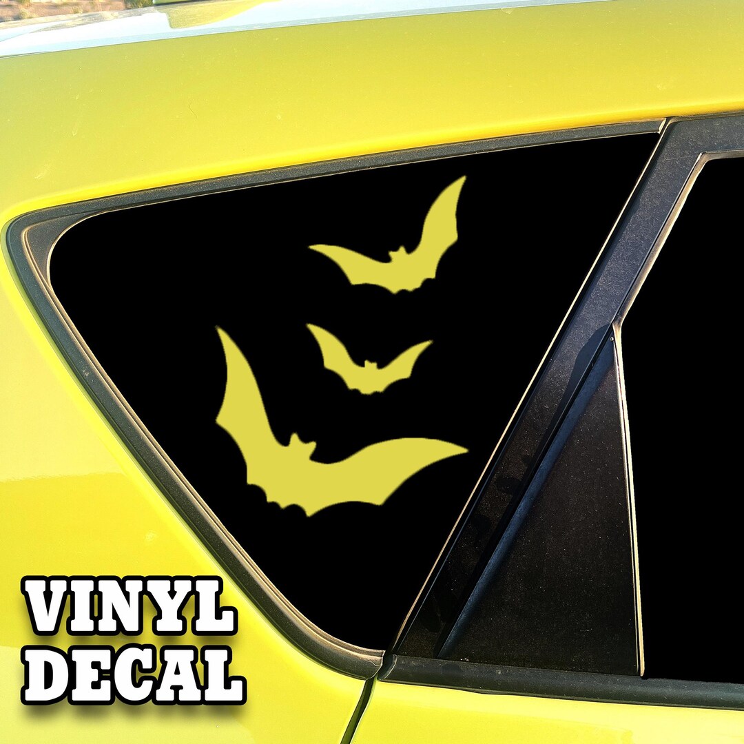 Flying Bats, Spooky, Halloween, Car Vinyl Decal Sticker, and Decor - Etsy