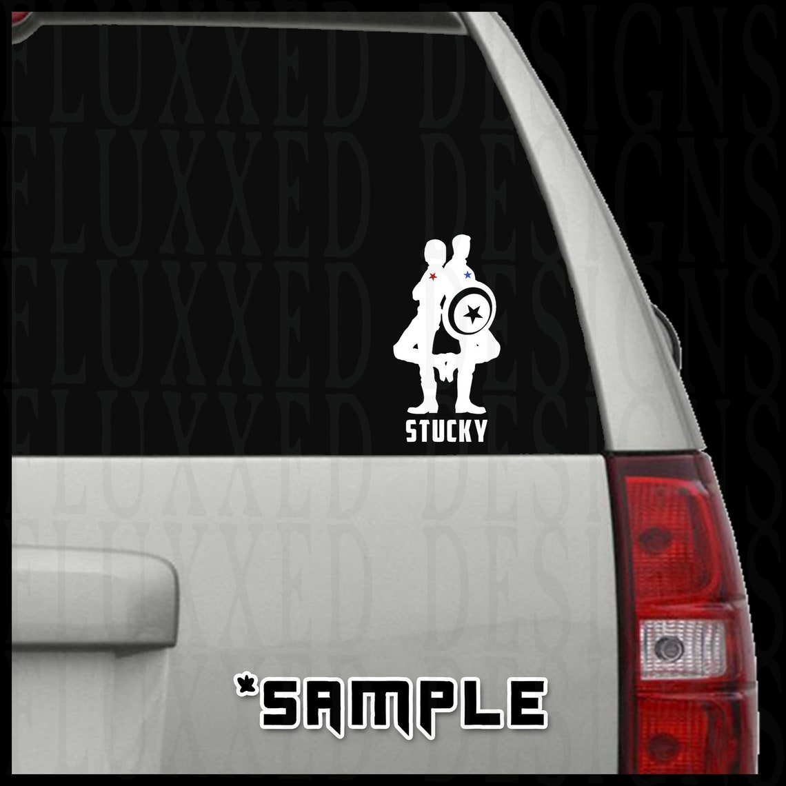 Stucky Back to Back Vinyl Decal Sticker - Etsy