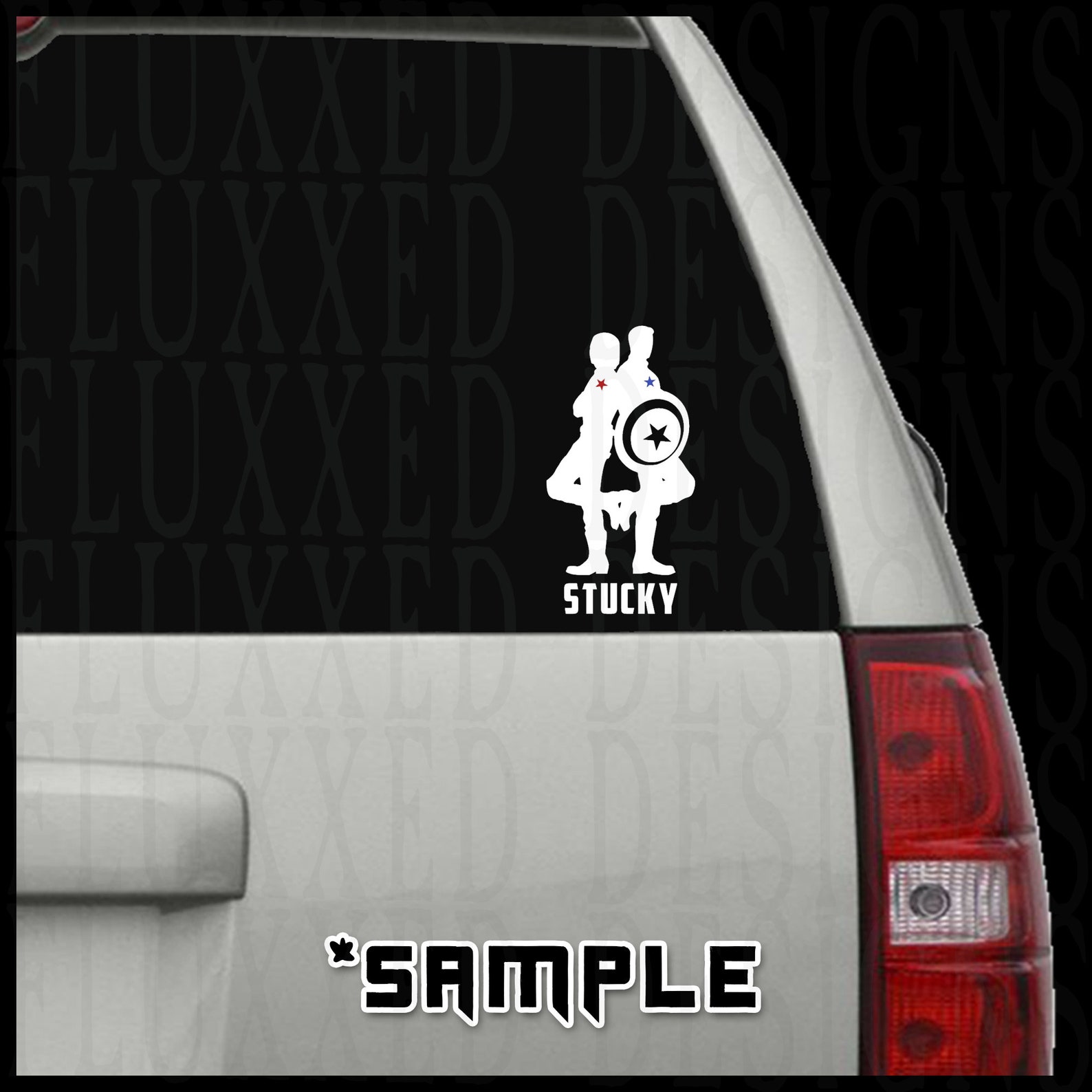 Stucky Back to Back, Vinyl Decal Sticker - Etsy
