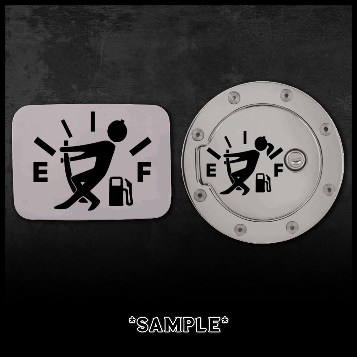 Gas Tank Lid Funny Car Truck Vinyl Decal Sticker - Etsy