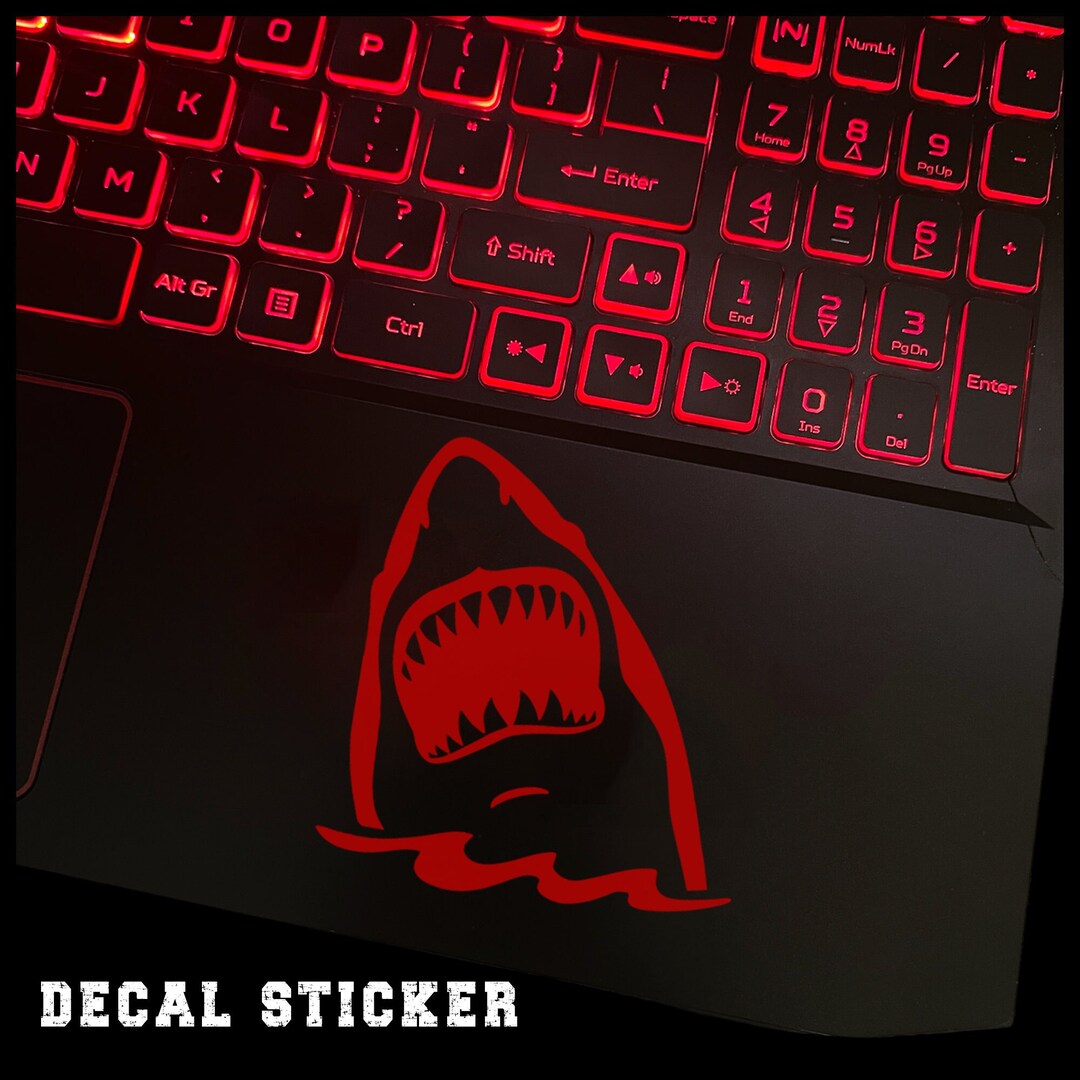 Shark Jaws, Shark Teeth, Vinyl Decal Sticker - Etsy