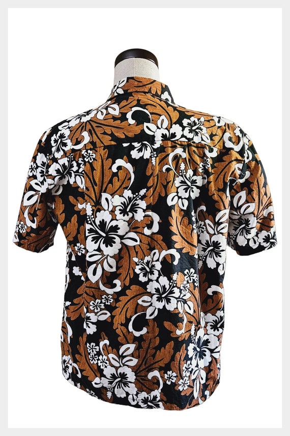 Vintage Island Style Design Real Hawaiian Shirt w Coc… - Gem
