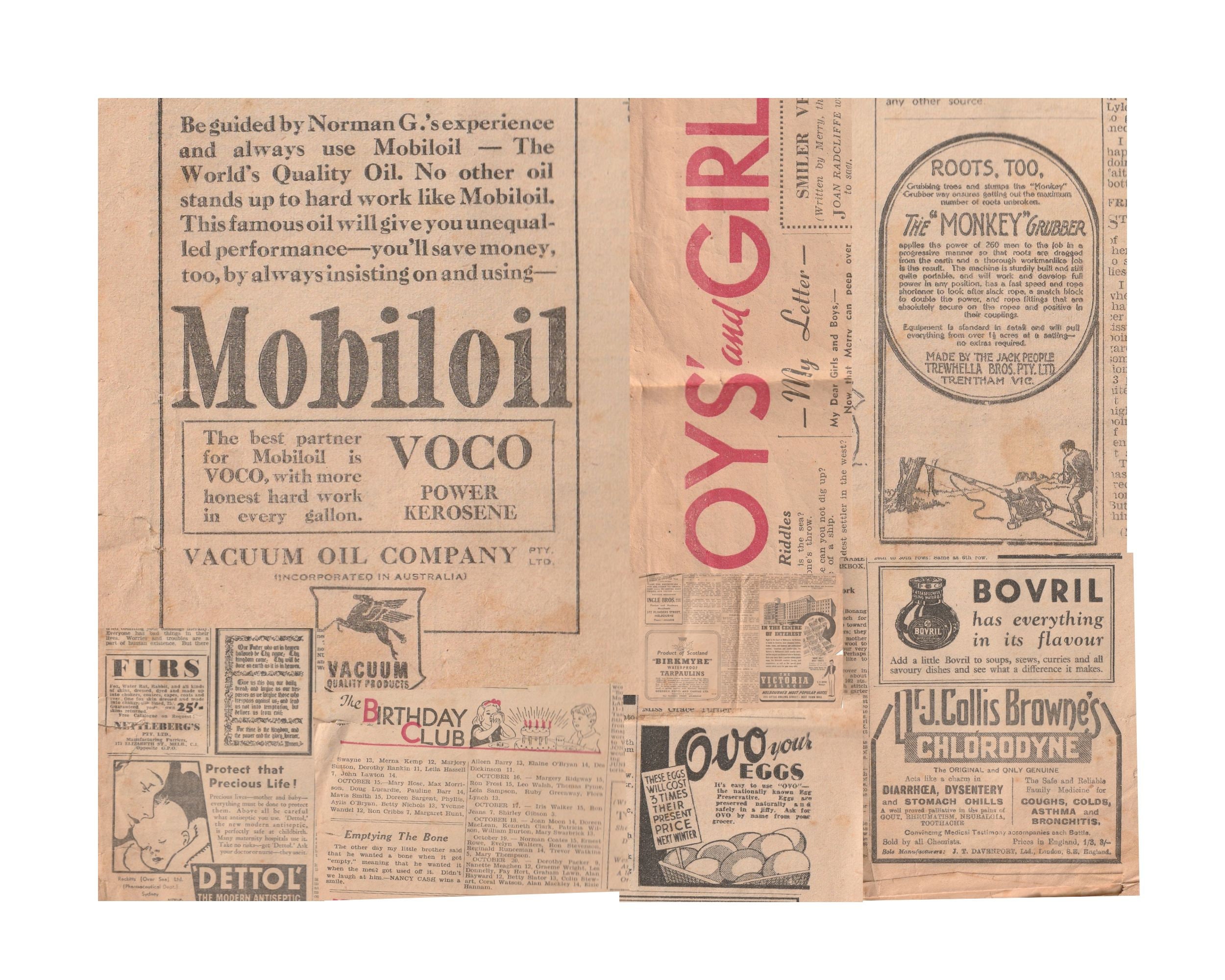 Old Newspaper Digital Papers, A4 and US Letter, Vintage Newsprint and ...