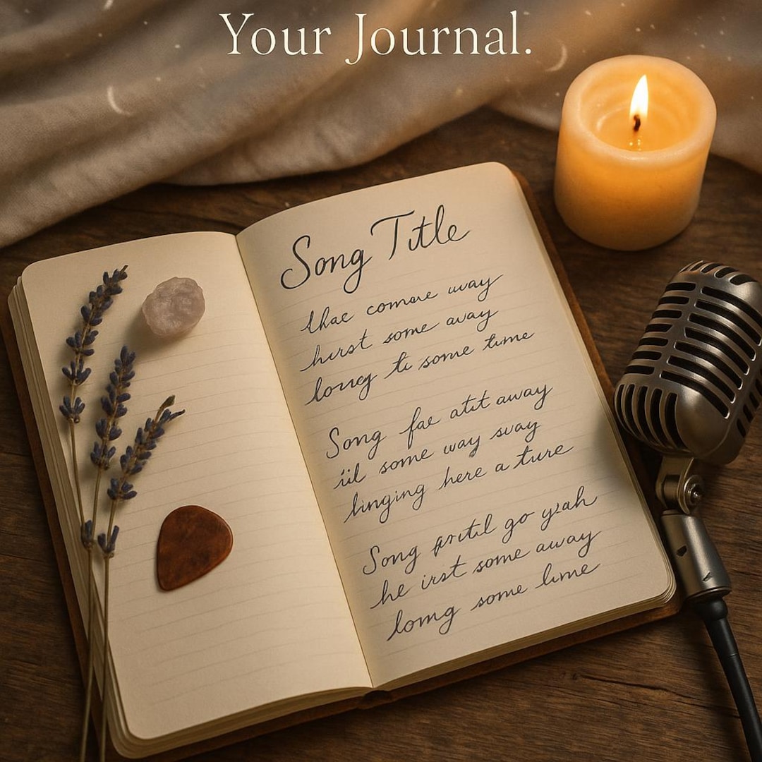 Printable Music Notebook for Musicians | Songwriting & Composition ...