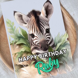 Personalized "happy Birthday Ruby" Card, 5 X 7in Download and Print at ...