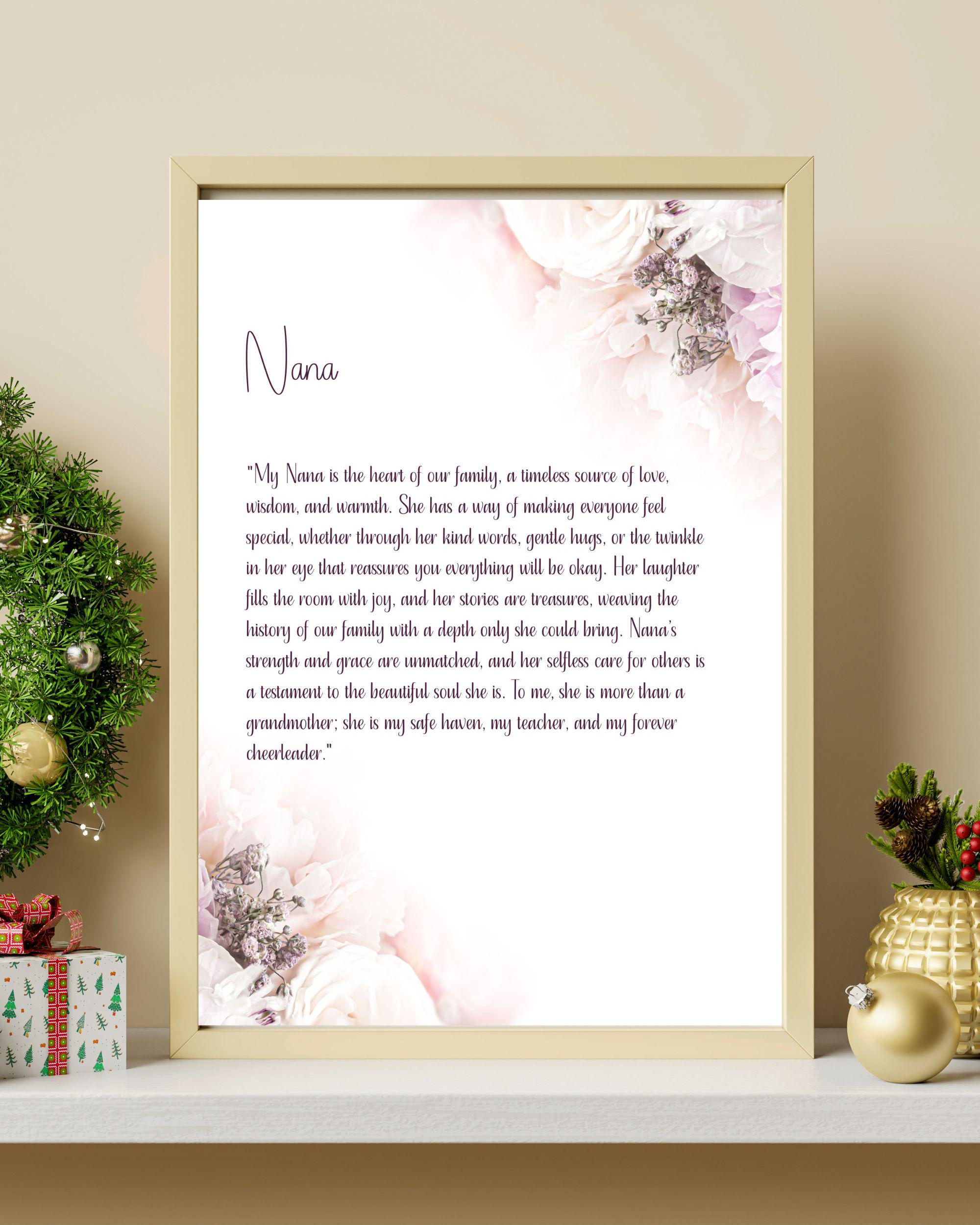 Nana A4 Art Wallart Poster to Print and Hang - Etsy