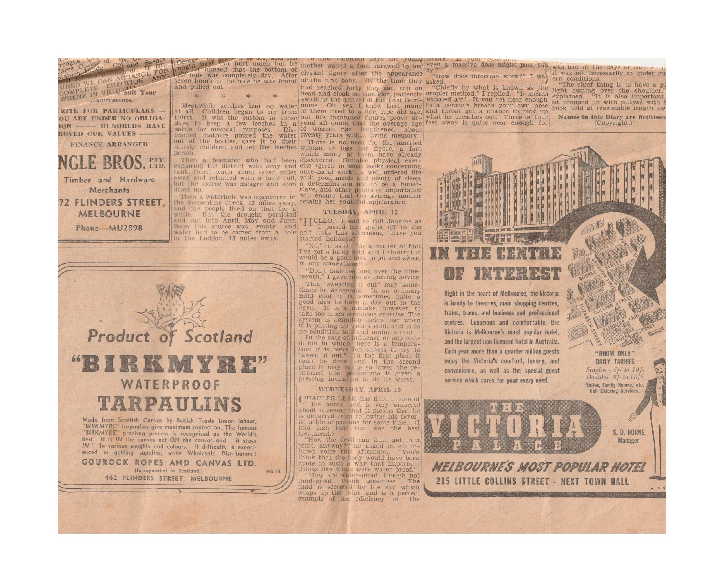 Old Newspaper Digital Papers, A4 and US Letter, Vintage Newsprint and ...