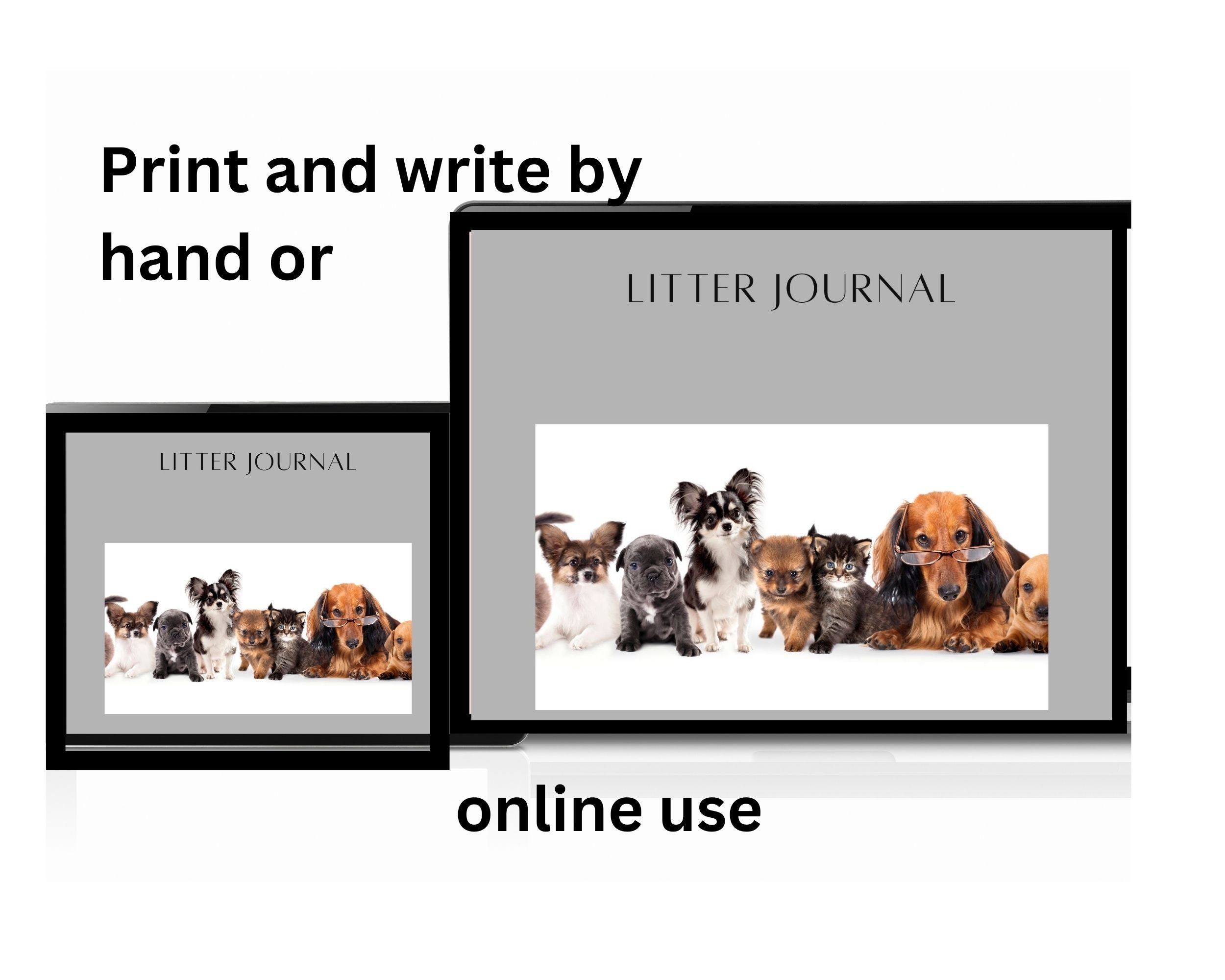 Puppy Litter Record Template | Printable Breeder Logbook for Birth ...