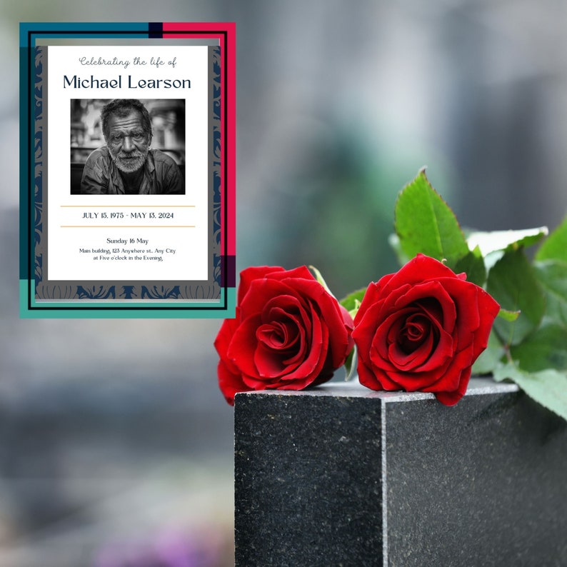 Celebration of Life Template Pack – Editable Canva Design - Etsy