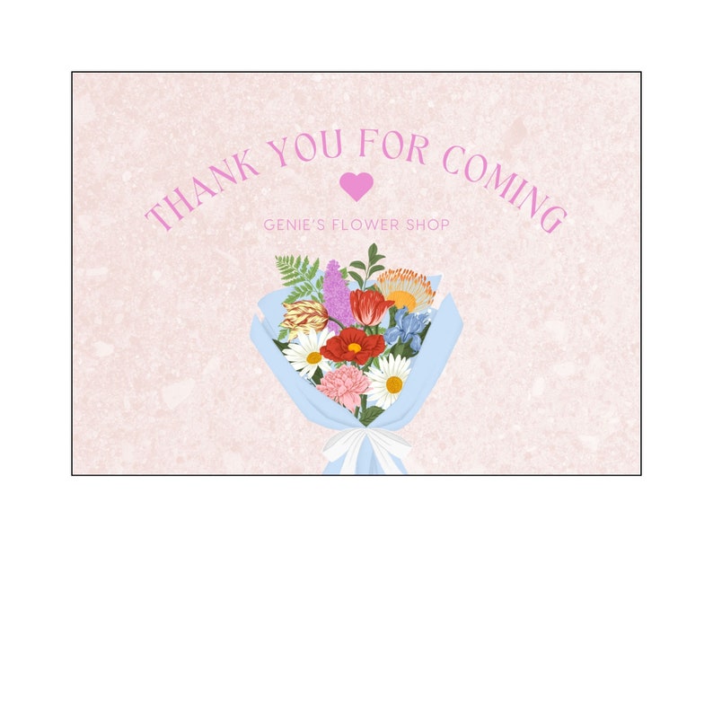 Thank You Cards and Postcards for Business, Digital Download, Easy ...