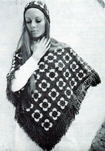 Retro Crochet Patterns: Vintage-inspired Shawls, Ponchos, Dresses, and ...