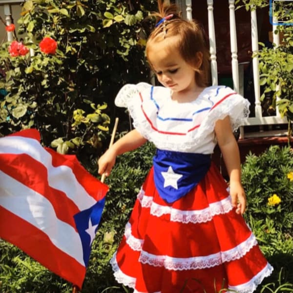 Traditional Puerto Rican Bomba Skirt - Etsy Australia