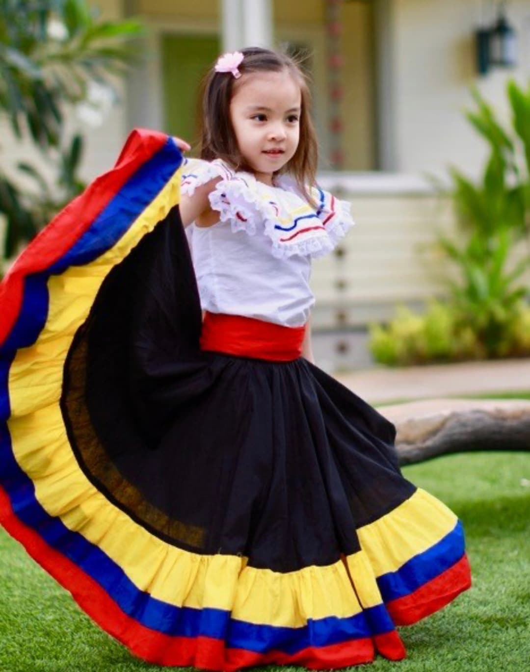 Child Venezuela/colombia/ecuador Set - Girls' Costumes - Etsy