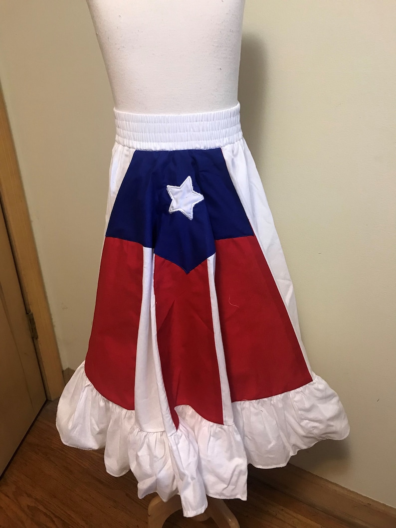 Girls Puerto Rico Plena skirt | Etsy