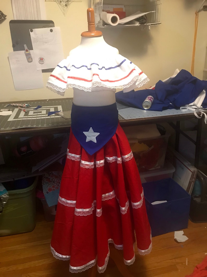 Child/baby Bomba Y Plena (puerto Rico) Matching Set (3 Piece) - Etsy