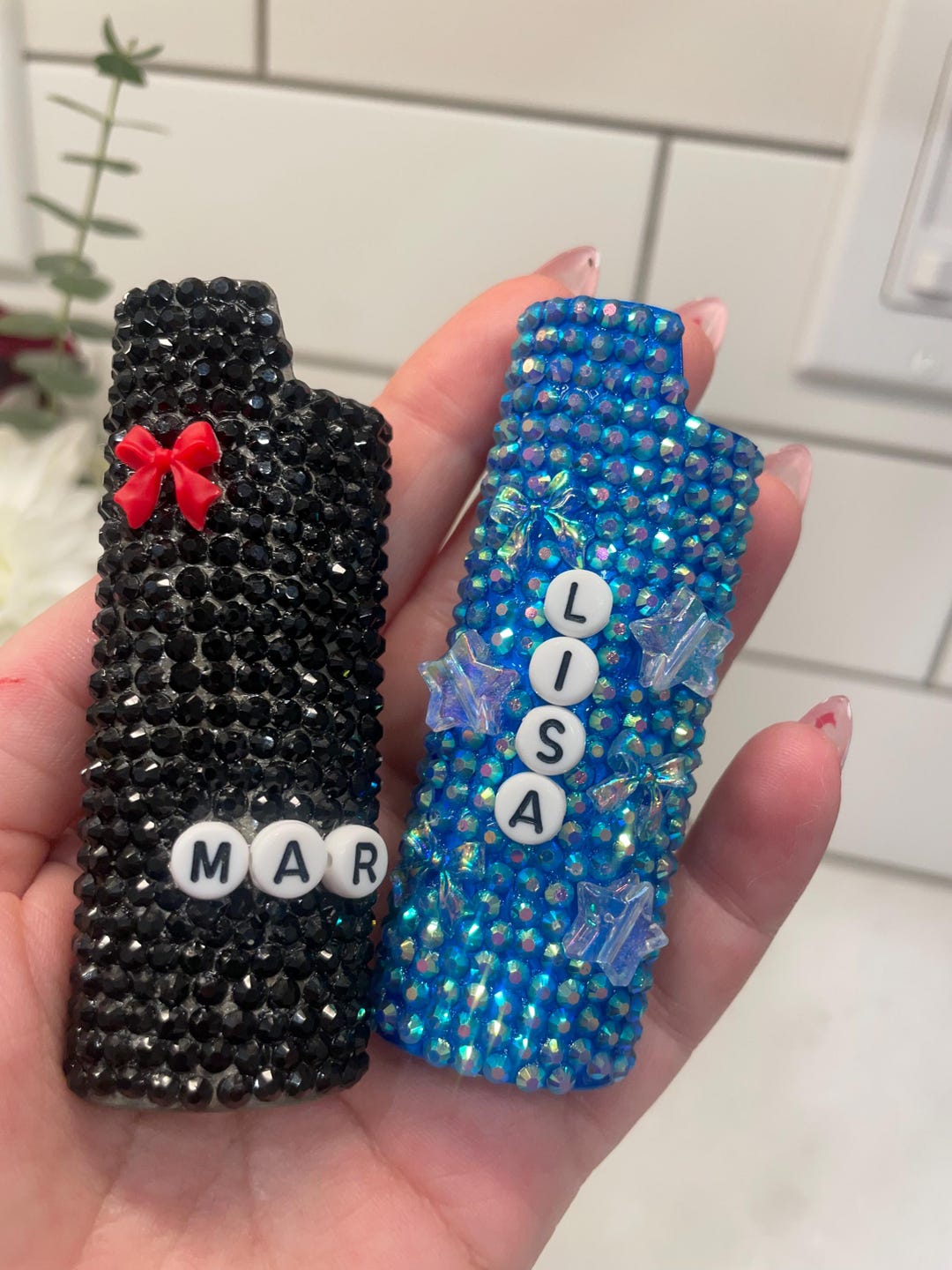 Custom Rhinestone Bling Lighters and Cases - Etsy