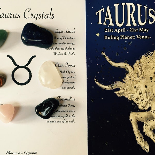 Taurus Crystals - Etsy