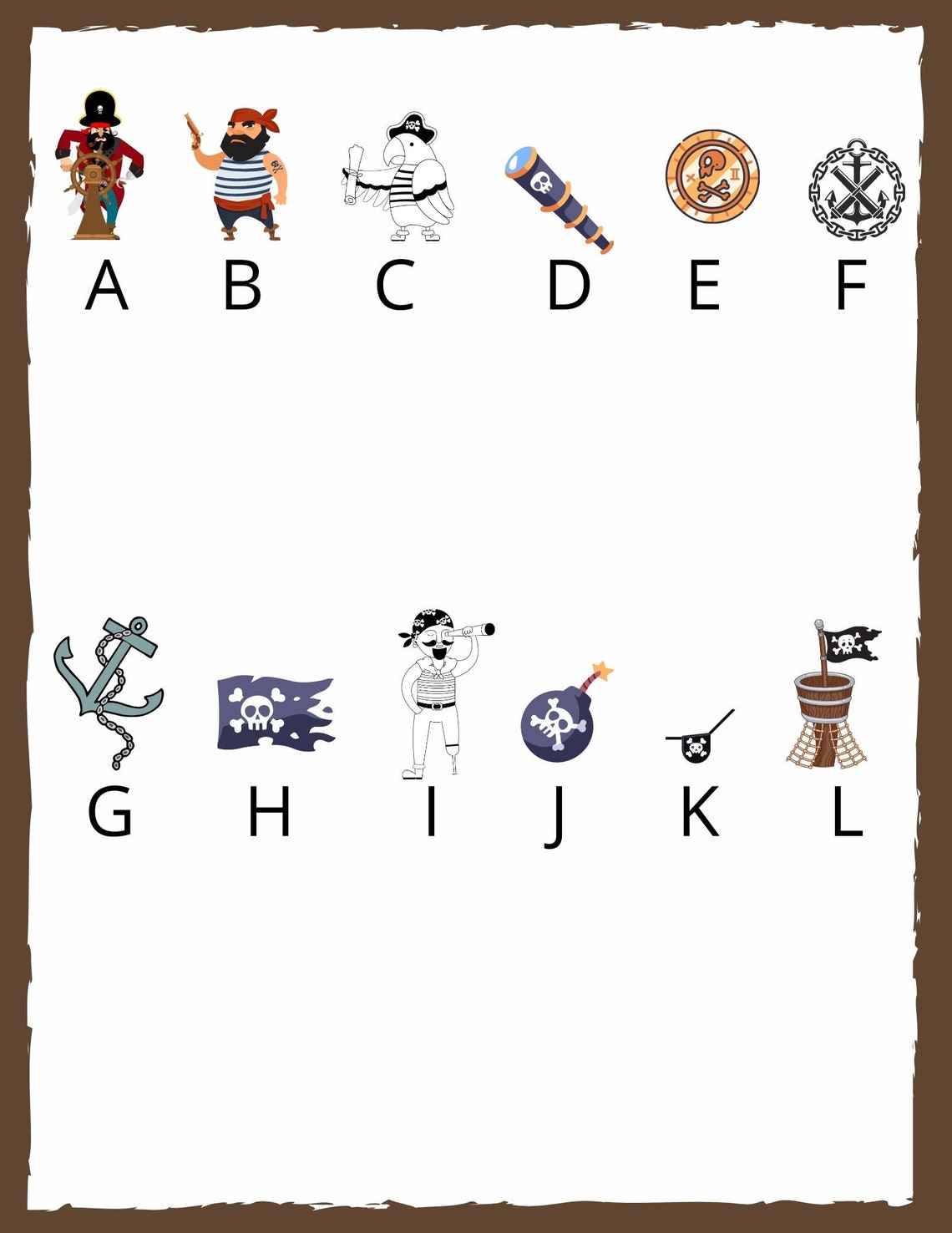 Pirates Theme Coded Message Game - Etsy