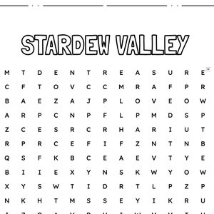Word Search for Kids, Video Game Themed, Difficulty Hard, Fun for ...